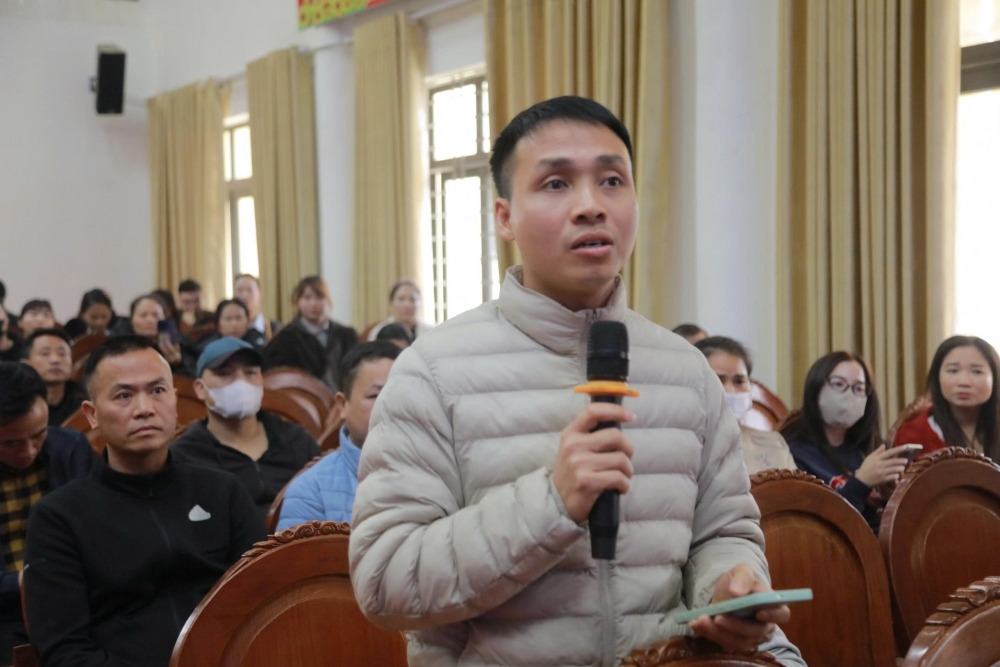 Xã Thổ Tang: Đối thoại tháo gỡ khó khăn cho doanh nghiệp, hộ kinh doanh