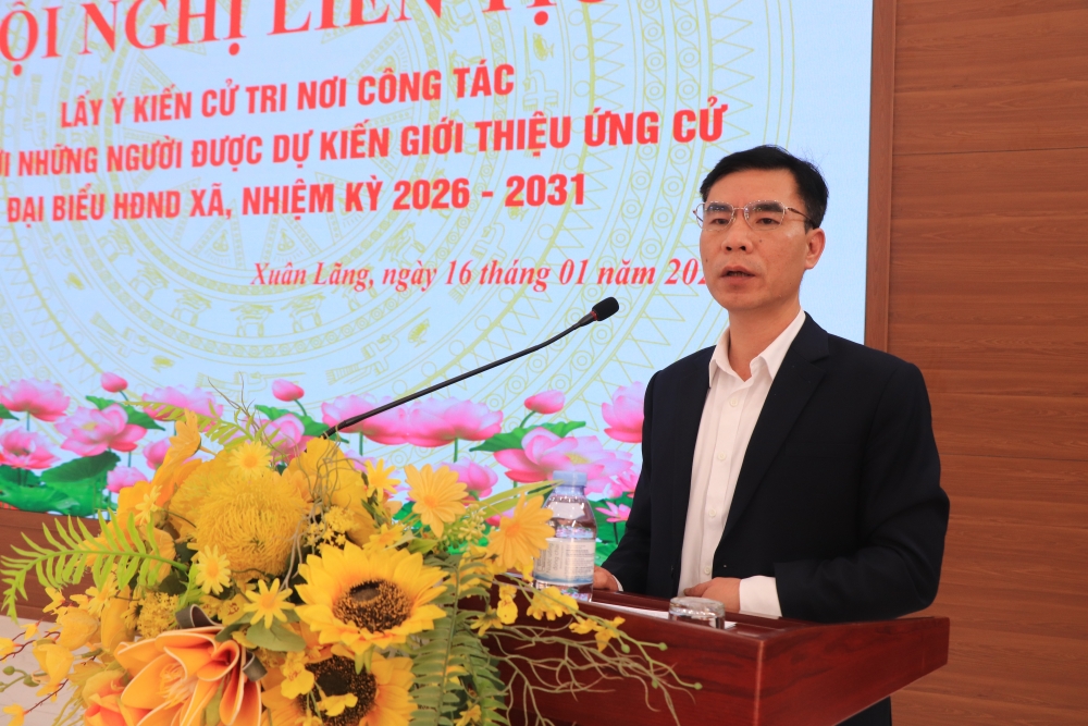 Xã Xuân Lãng: Thống nhất giới thiệu 23 người ứng cử đại biểu HĐND xã